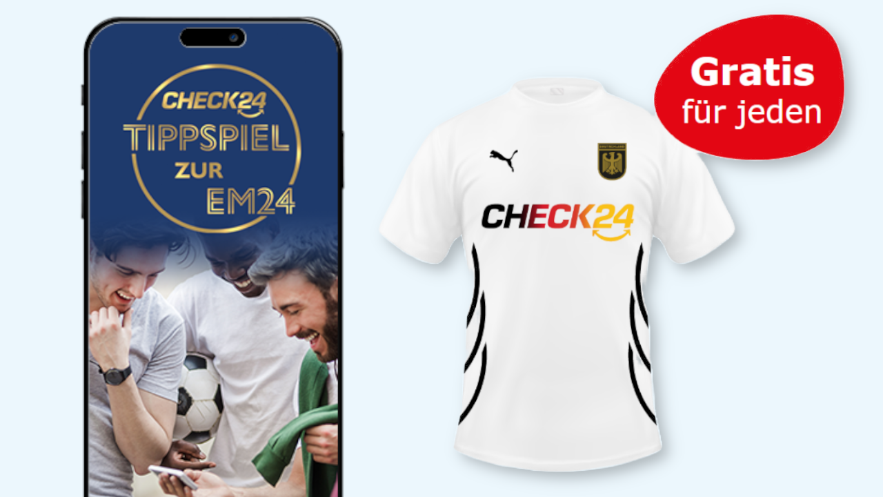 Warum das CHECK24 Deutschland-Trikot kostenlos ist?