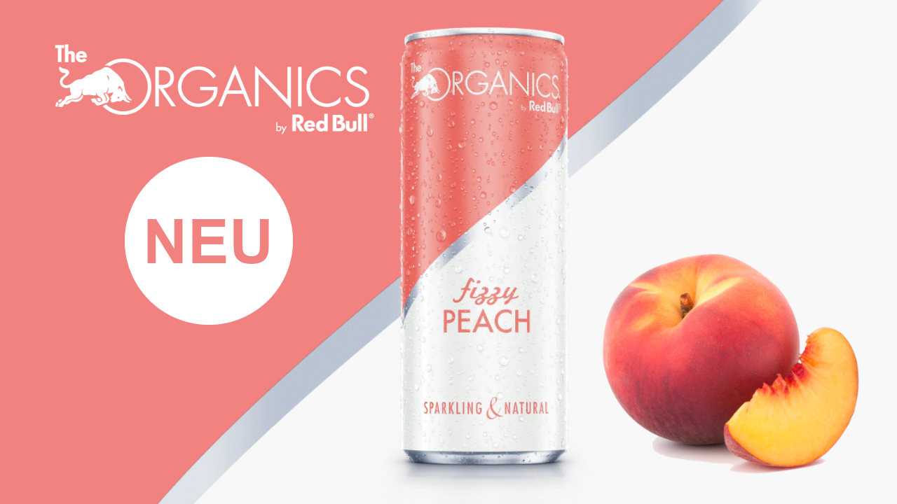 Organics Red Bull Fizzy Peach Sparkling - Erfrischungsgetränk